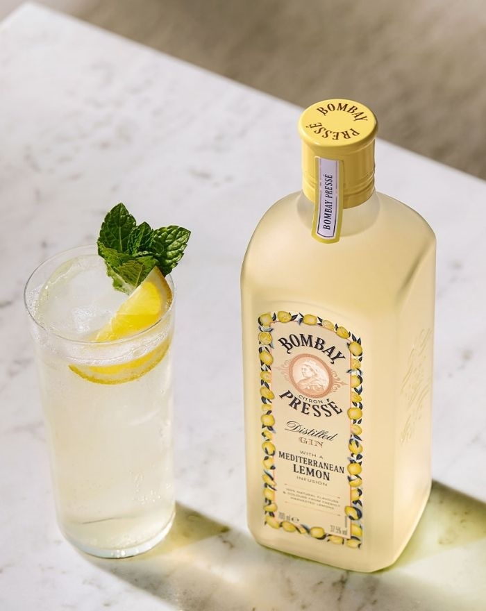 Køb Bombay Citron Pressé Gin 70 cl » Gin & Tonic