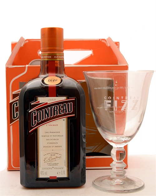 Køb Cointreau Fizz Gaveæske m. Glas » Dejlig likør