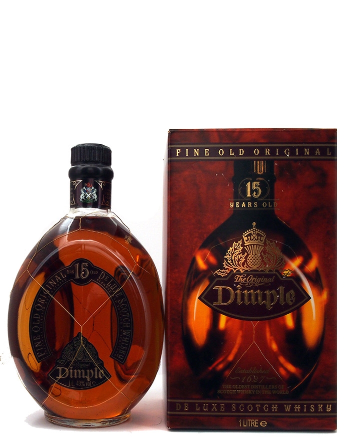 Dimple Whisky på 15 år på 1 liter » Fri Fragt*